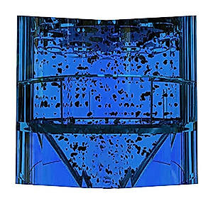 Herb Grinder Cone Loader Portable Cone Grinder, Transparent Herb Spice Grinder with Magnetic Top, Herb Storage Grind Pack All in One (Blue)