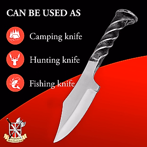 Armory Replicas Fireside Survivor Hand Forged Railroad Knife | Forged & Very Real