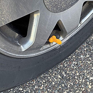 4Pcs Black Funny Creative Valve Stem Caps,Funny Airtight Dust Proof Covers Universal Car Tire Dick Shape Valve Caps Luminous Stem Cap Kit for Cars,SUV,Bicycle,Trucks Motorcycles Tire Valve Stem Caps