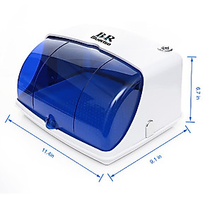 BRBLUERISE UV Sanitizer Box Professional Home Appliances Salon LED UV Light Sanitizer For Phone Baby Bottle Cleaning Beauty Tools