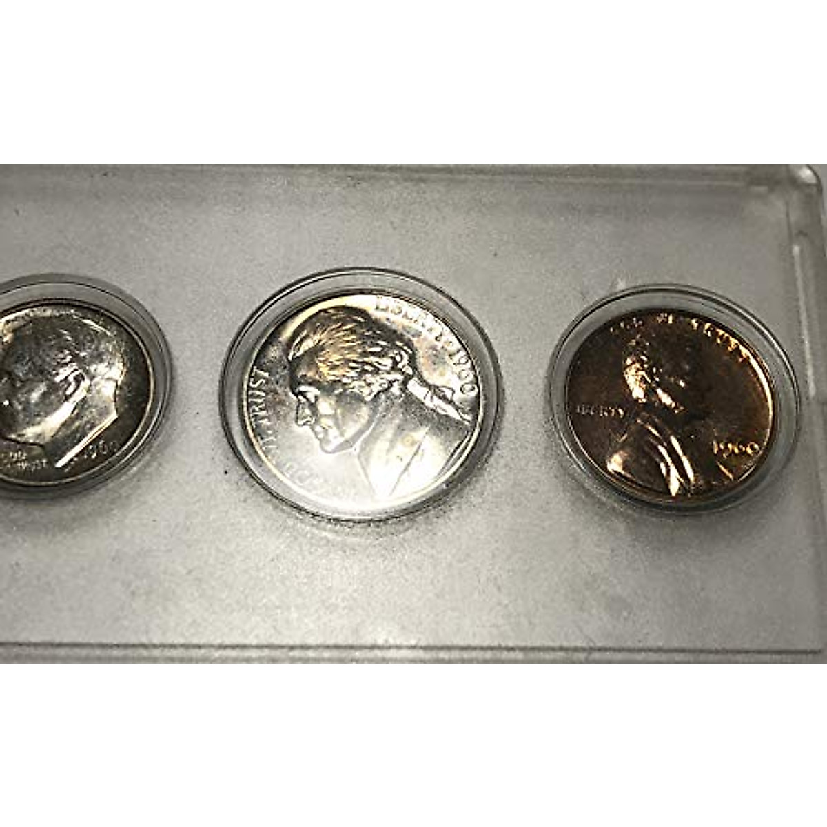 1960 P Silver US Proof set Comes in a hard plastic holder Proof
