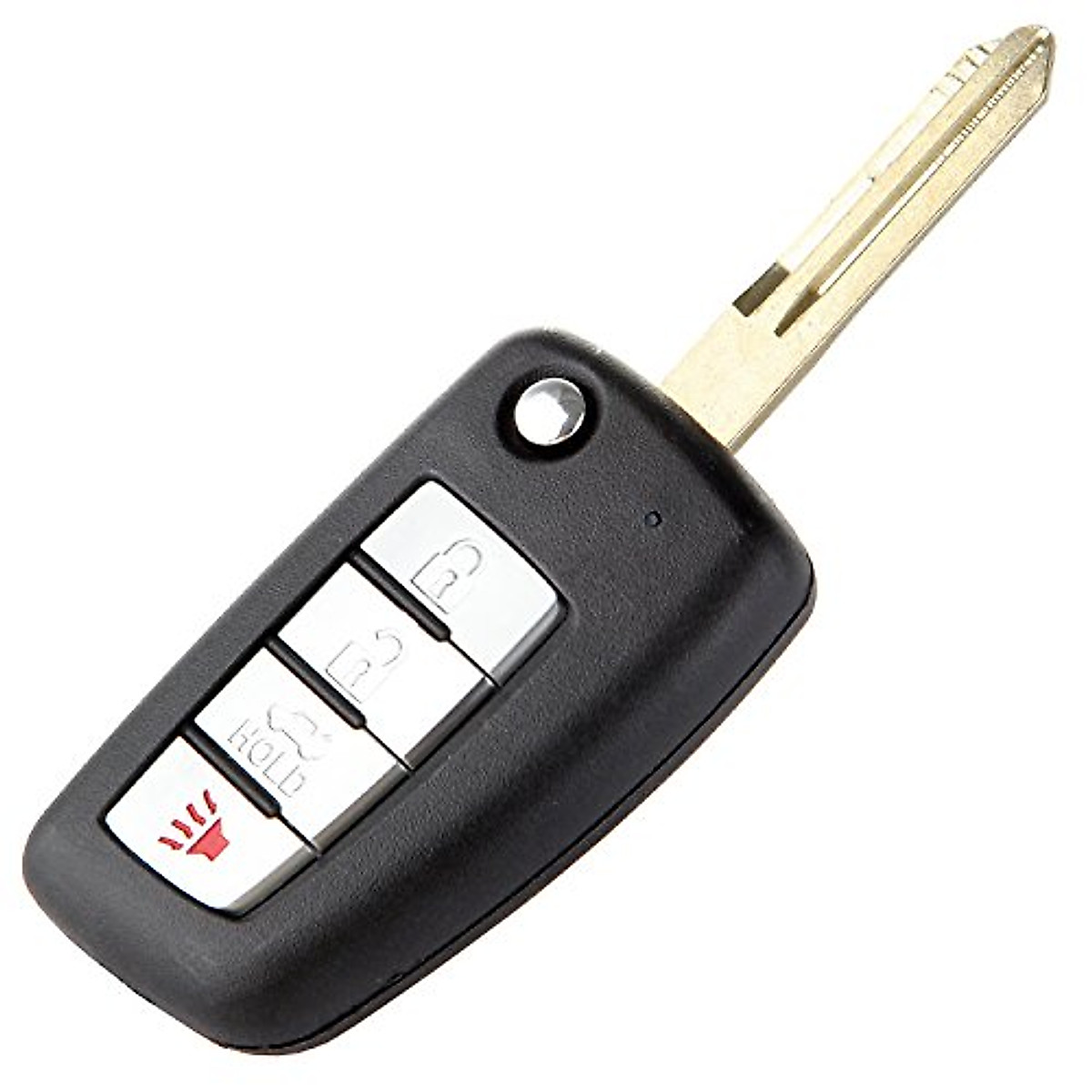 SELEAD 2pcs Flip Key Fob 4 Buttons Keyless Entry Remote fit for 2004-2009 for Nissan Altima Maxima 350Z Armada for Infiniti EX35 FX35 FX45 Antitheft Keyless Entry Systems KBRASTU15