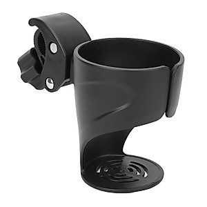 Stroller Cup Holder, Universal Wheelchair Cup Holder, Bike Cup Holder with Adjustable Clip, Baby Bottle Holder for Walkers Scooters