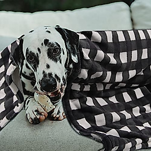 Soft Fleece Throw Blanket, Substitute for Wearable Blanket- Inside Cozy Sherpa and Outside Comfy Fleece Poncho Blanket with Buttons (Grey, 63" L×30" W)