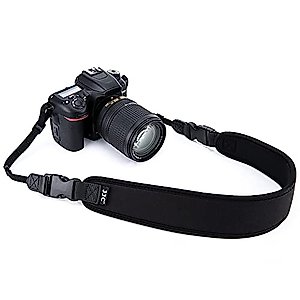 DSLR Camera Neck Strap, Soft Neoprene Shoulder Belt for Canon EOS R5 R6 5D Mark IV 6D Mark II SL3 SL2 T8i T7 T7i 90D 80D Nikon D6 D5 DF D850 D810 D780 D7500 D5600 D3500 Sony A1 A99II,etc