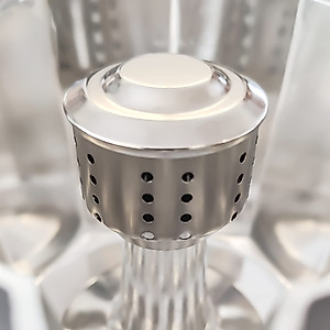 ADBZEN Moka Pot Stovetop Espresso Coffee Maker Accessories Anti-Splash Valve Stainless Steel