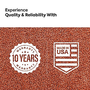 Furnish my Place Modern Plush Solid Color Rug - Orange, 2' Round, Pet and Kids Friendly Rug. Made in USA, Area Rugs Great for Kids, Pets, Event, Wedding