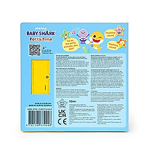 Pinkfong Baby Shark Potty Time Sound Book: Interactive Potty Training StorybookㅣBaby Learning Toys l Interactive Electronic Educational Learning for Preschoolers and Toddlers 1-3