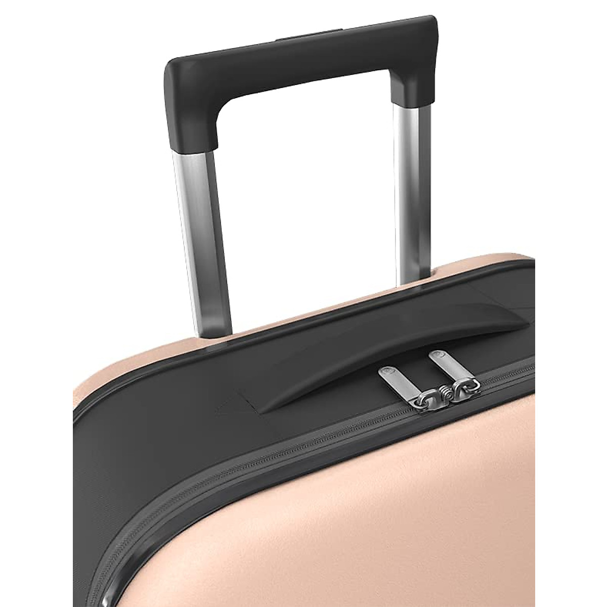 Rollink Flex Vega Cabin Fully Collapsible Suitcase - Hardshell, Silent, Coated Wheels for Smooth Gliding, Scratch, Water & Impact Resistant, Carry-On 21-Inch (10.5 Gal packing volume), Rose Smoke