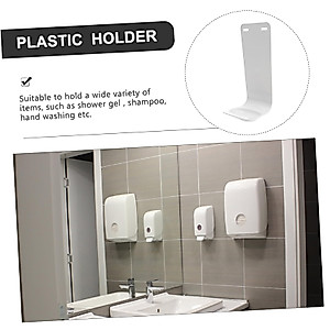 Alipis Water Tray Liquid Dispenser Foam Hand Soap Dispenser Electric Soap Dispenser Plastic Bracket Bathroom Soap Wall Soap Rack Plastic White Liquid Soap Pump Rack Soap Dispenser Holder