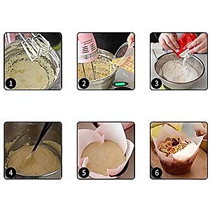 200 PCS Tulip Cupcake Liner Baking Cups Paper Cupcake and Muffin Baking Cups for Baby Showers,Weddings, Birthdays, Colourful and Natural (Ten Color)