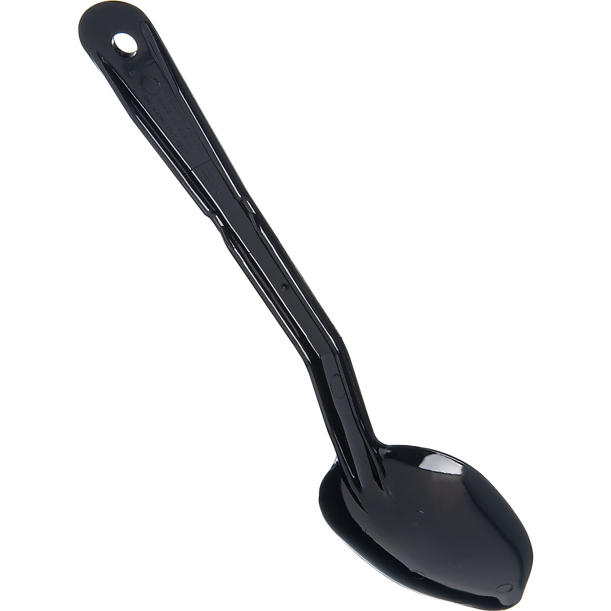 Carlisle FoodService Products 441003 High Heat Solid Plastic Spoon, 11", Black