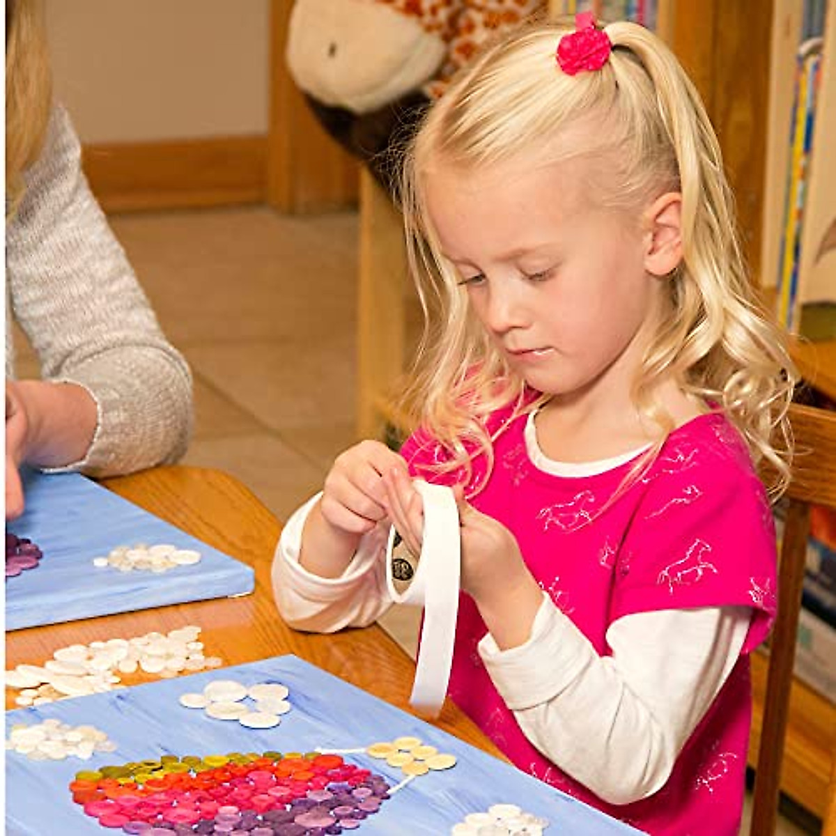 Glue Dots 38165AMZ Double-Sided, 3 Pack, 1/2'', Clear, 600 Total Dots, Craft Roll 3-Pack, 3 Count