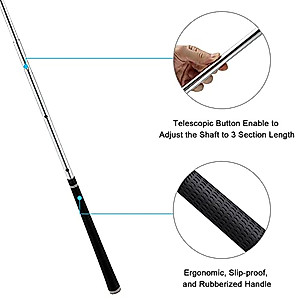 G4Free Golf Bag Umbrella for Club Protection Flex Umbrella (Black)