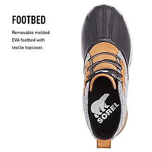 Sorel Women's Out 'N About III Classic Waterproof Boot - Camel Brown, Black - Size 10