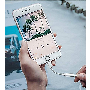 [Apple MFi Certified] for iPhone 3.5mm Headphone Adapter, 2-Pack Lightning to 3.5mm AUX Audio Stereo Headphone Connector Compatible for iPhone 11/XS/XR/X 10 8 7, iPad, Support Music Control + Calling