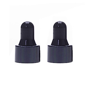 100 Pcs 2ml Clear Glass Dropper Bottles Refillable Empty Sample Vial Eye Dropper with Pipette Essential Oil Perfume Storage Containers For Aromatherapy Eye Dropper Cosmetics, Black Lid