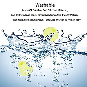 Earbud Tips Replacement Earbud Tips Earbud Replacement Tips Earbuds Replacement Tips Ear Pads Ear Cushions Ear Tips for Earbuds for Powerbeats Pro Beats Wireless Earphone Headphones 4 Pairs (Yellow)