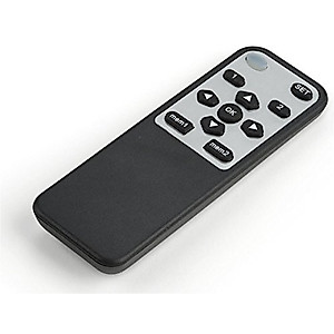 Displays2go Ceiling Mounted TV Bracket, Steel Build, Remote Control – Black Finish (LMCEMOT42)