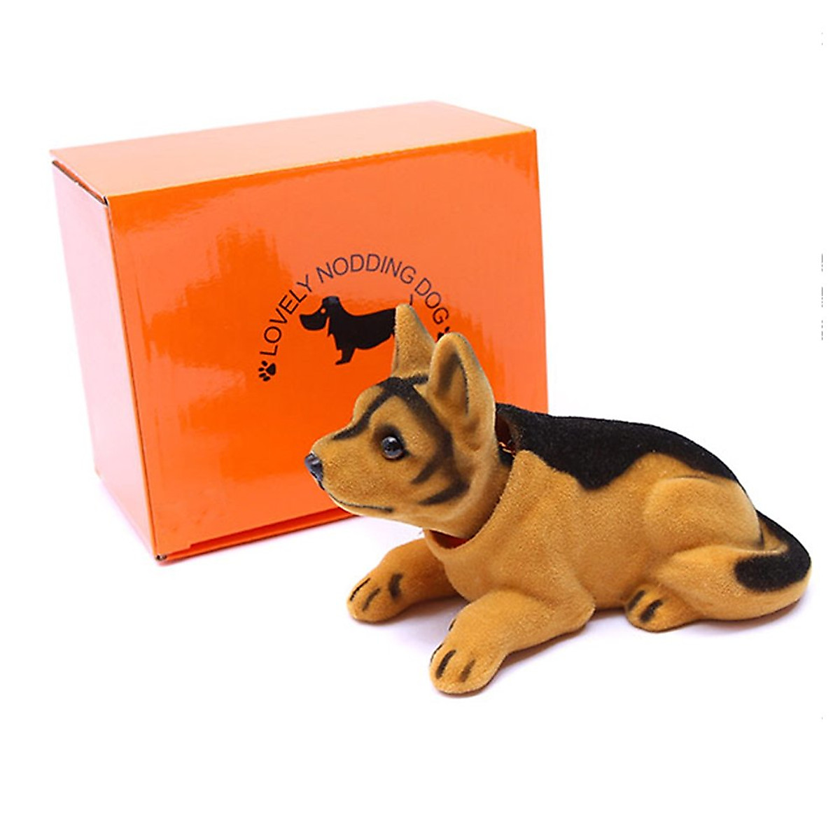 Ebow Dashboard Head Dogs Nodding Heads Car Dash Ornaments Puppy for Car Vehicle Decoration(Shepherd)