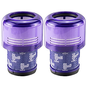 Filter Replacements for Dyson V11 Animal, V11 Torque Drive V15 Detect Cordless Vacuum, Replace Part # 970013-02 (2 Pack)