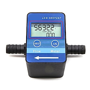 Water Oil Meter 30-1200L/Hour Fluidmeter Counter Effect Sensors Sensors DN10 Meter Liquid Flowmeter