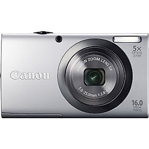 Canon PowerShot A2300 16.0 MP Digital Camera with 5x Optical Zoom (Silver)