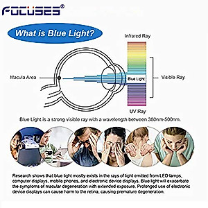 Focuses iPhone 11 Pro Screen Protector, iPhone Xs/X Screen Protector, Anti blue light Tempered Glass Film for Apple iPhone Xs/X & iPhone 11 Pro,3-Pack