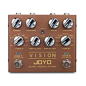 JOYO R-09 VISION Dual Channel Modulation Electric Guitar Effect Pedal