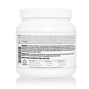Arthur Andrew Medical, Novequin DPF, Digestive Probiotic Formula for Large Animals, Prebiotics, Probiotics, and Enzymes, Non-GMO, 500 Grams