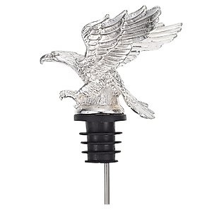 Wine Pourer Wine Aerators Stainless Wine Pourer Animal Head Bottle Pourer Unique Gift Ideas Bar Accessories Birthday Wedding Gifts Silver
