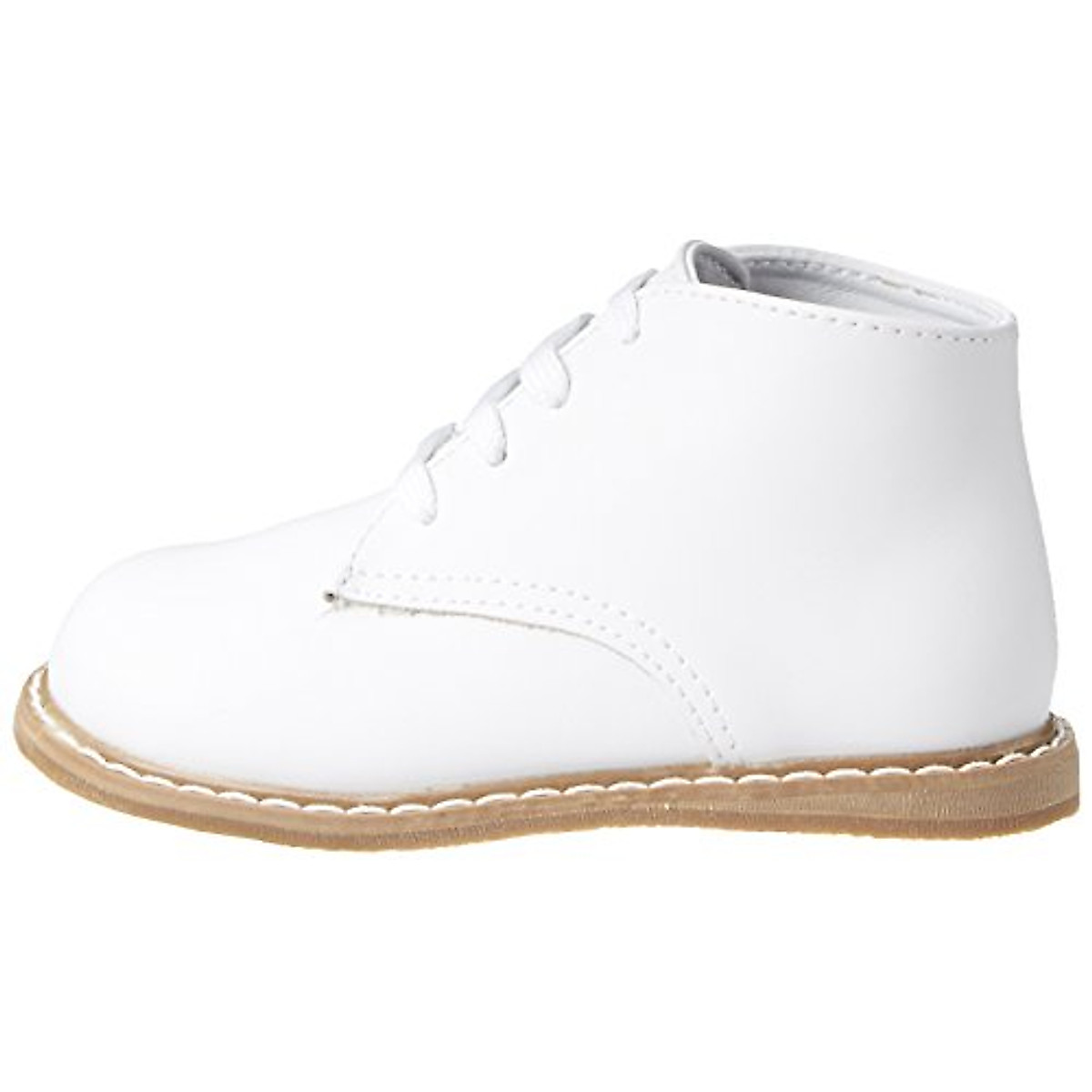Baby Deer High Top Leather First Walker (Infant/Toddler),White,3 M US Infant
