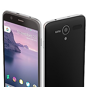 RCA Q1 4G LTE, 16GB, Unlocked Dual SIM Cell Phone, Android 6.0 - Black