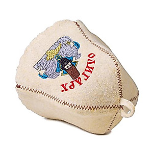 ASKOLD Sauna Hat Oligarch for Sauna Banya Bath House Sauna Hat Finnish - Ukraine Sauna Hat Russian Banya Hat for Men Sauna Hat for Men Sauna Hats