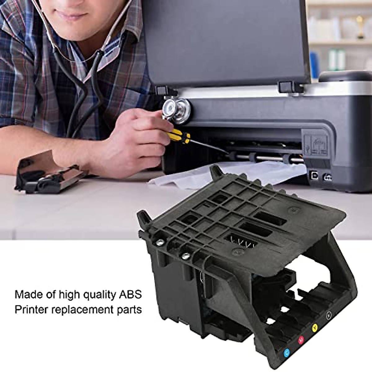 Hoopoocolor Printhead Replacement for 952 953 954 955, Print Head Parts for HP OfficeJet Pro 7740 7730 7720 8210 8710 8730 8740 8216 8720 8725