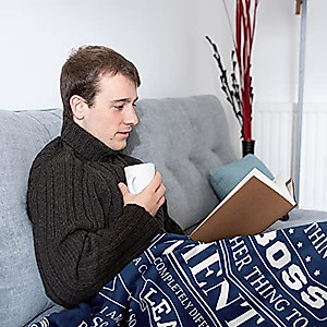 Best Boss Gifts for Men/Women - Boss Lady Gifts - Mentor Gifts - Boss Day Gifts - Gift for Female/Male boss - Boss Christmas/Birthday Gifts Ideas - Boss/Leader Appreciation Gift Blanket 50" x 60"