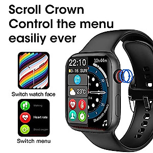 2023 New Smartwatch T900 Pro Max L Series 8 Smart Watch 1.92Inch Men Women Bluetooth Call Custom Watch Face Watch 8 Smart Watch PK i8 Pro Max T900 Pro Max Series 8 X8 Ultra (Black)