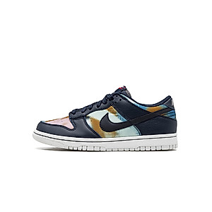 Nike Youth Dunk Low DM1051 400 Graffiti Navy - Size 7Y