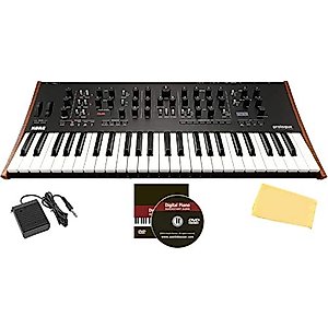 Korg Prologue 8 Polyphonic Analogue Synthesizer Bundle with Sustain Pedal and Austin Bazaar Polishing Cloth