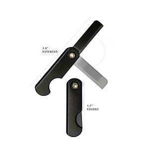 Acme Approved Folding Ceramic Razor Blade Non Metallic Knife Micro EDC Escape Knife Survival Tool 2pk