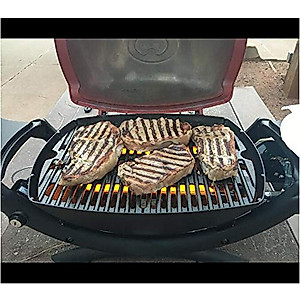 QuliMetal 7584 7646 Cooking Grates for Weber Q3200 Q320 Q300 Q3000 57060001 586002 426001 56010049, 2 Packs