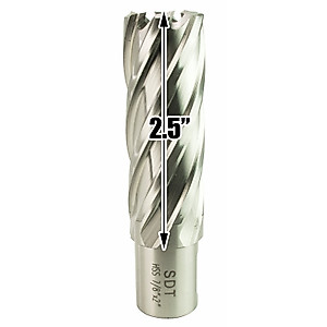 Steel Dragon Tools 7/8" x 2" High Speed Steel Annular Cutter with 3/4" Weldon Shank