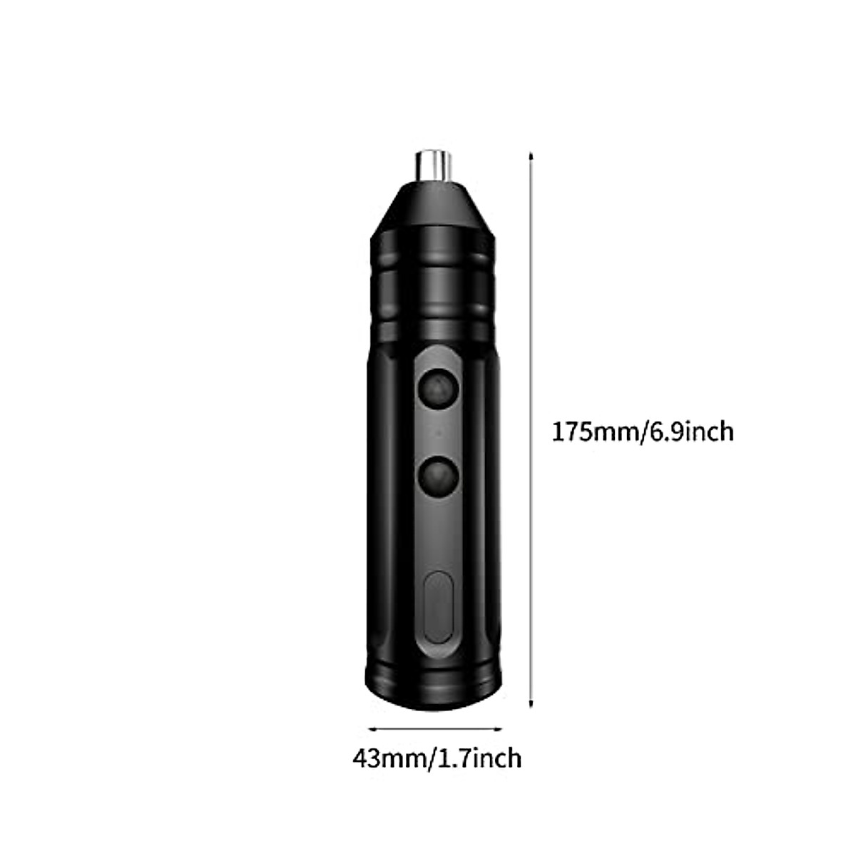 CALIDAKA Cordless Electric Screwdriver Kit Mini Drill 250 RPM,USB Rechargeable Power Screwdrivers Set,Portable Automatic Home Repair Tool Kit with USB Cable