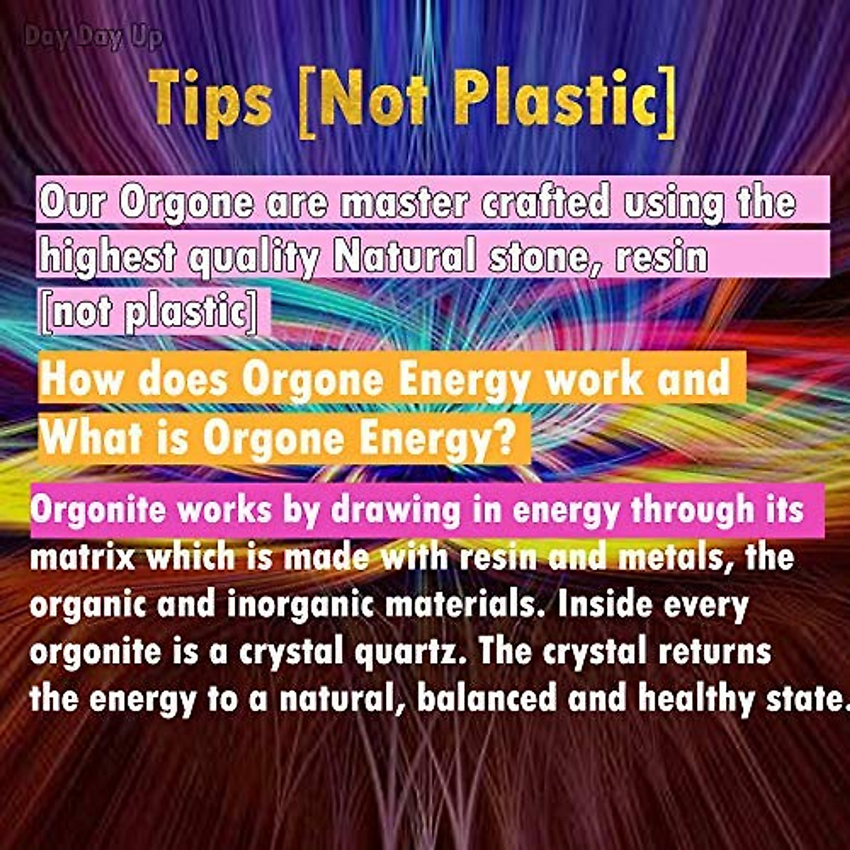 Amazonite Pendant Glow In The Dark Necklace Making Dreams a Reality - Bird of Paradise Orgone Pendant Orgone Energy Generator Necklace