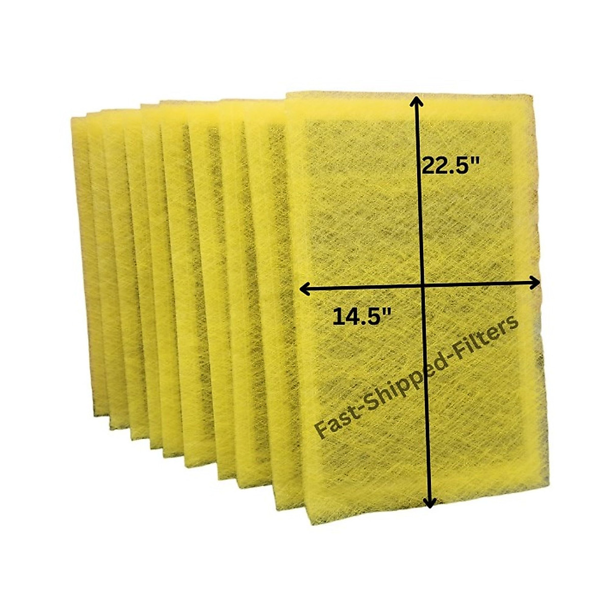 Fast-Shipped-Filters 10-16x25 Natures Home - Micro Power Guard Air Cleaner Replacement Filter Yellow