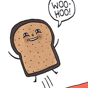 Hallmark Shoebox Funny Birthday Card or Congratulations Card (Toast) (349RZF1005)