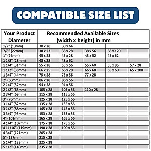 66 x 25 mm Clear Perforated Shrink Band for Growler Bottles, Pharmaceutical Bottles, Gallon Jugs, Honey Bottles, and More. [Compatible Diameter Range: 1 1/4” – 1 1/2"] - Bundle of 50