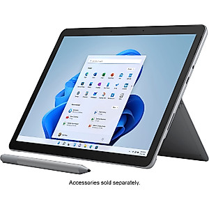 Microsoft Surface Go 2, Intel M3-8100Y, 8GB RAM, 128GB SSD, 10" Touchscreen, Intel UHD Graphics 615, Windows 10 Pro (Renewed)