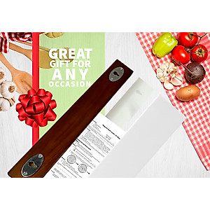 Knife Holder Wall Acacia Wood, Powerful Magnetic Knife Holder For Wall To Save Kitchen Space, This Knife Magnetic Strip Has A Great Magnetism, This Is Modern And Elegant Magnetic Knife Strip.
