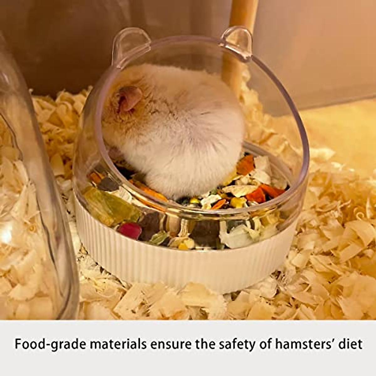 Marchul Hamster Food Bowl for Dwarf Hamster Syrian Hamsters Gerbils